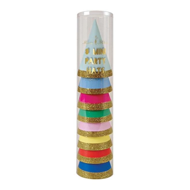 Meri Meri Mini Party Hats Set of 8 Multi Color | My Site