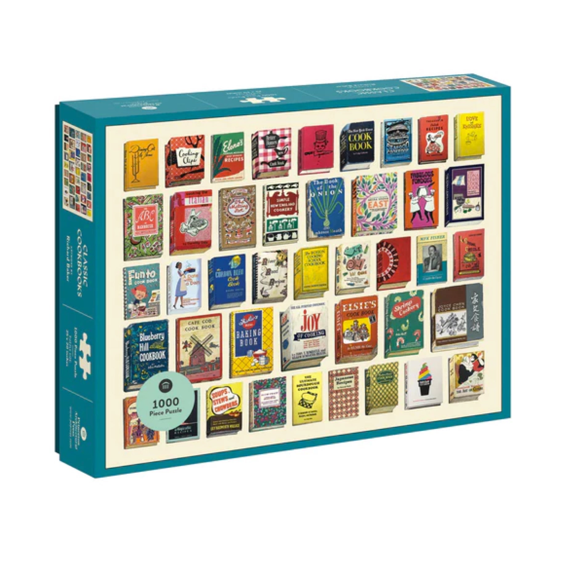 Galison Classic Cookbooks Puzzle By Richard Baker- 1000 pcs | My Site