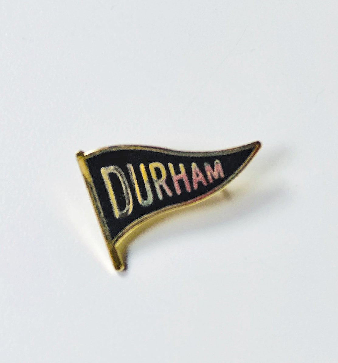 Durham Pennant Flag Enamel Pin | My Site