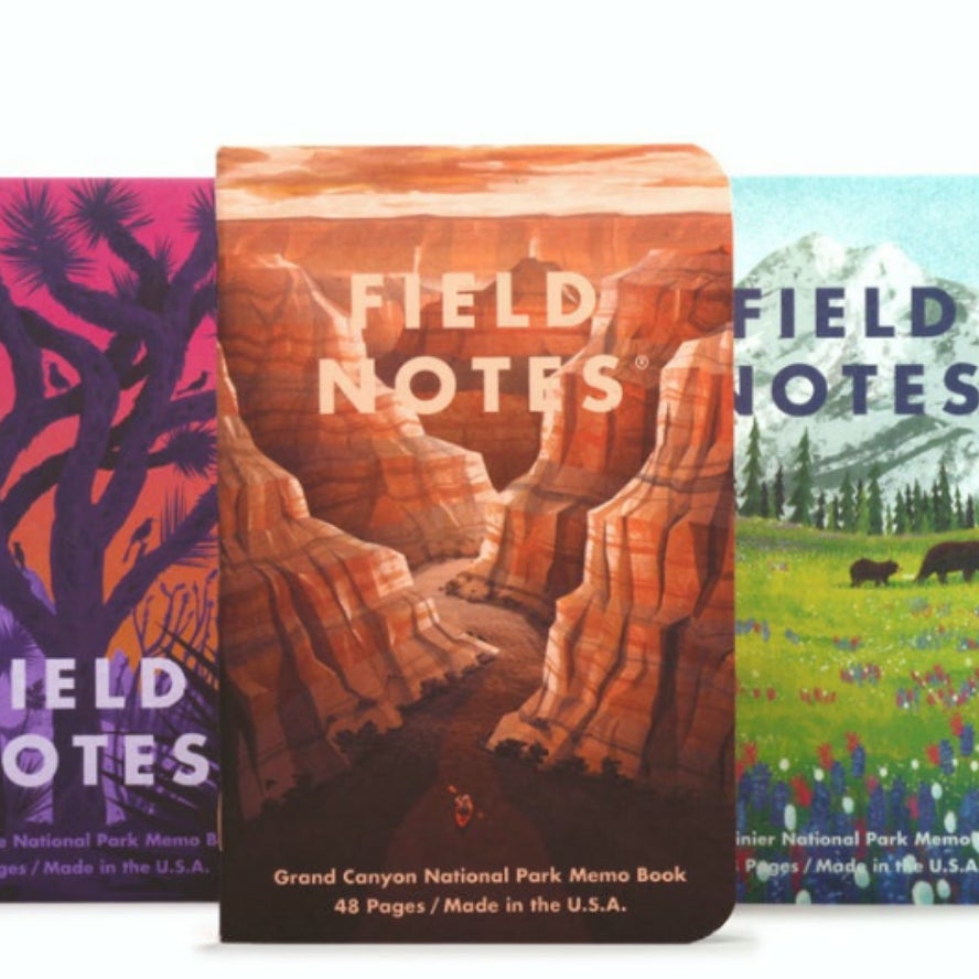 Field Notes Pocket Notebooks Set of 3 National Parks | My Site