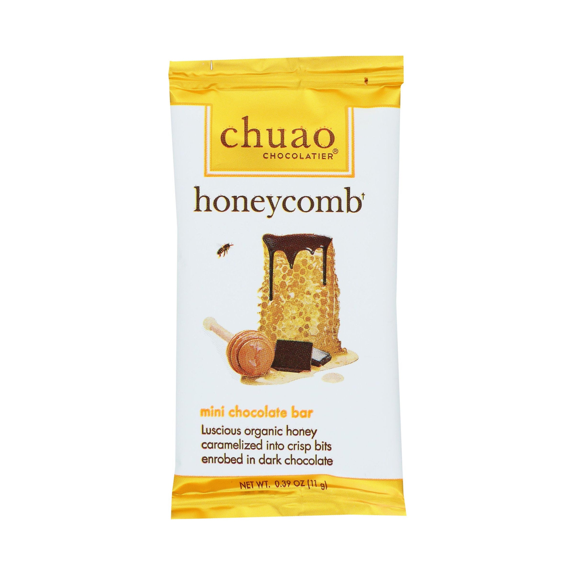 Chuao Chocolatier Honeycomb Dark Chocolate Bar 2.8oz | My Site