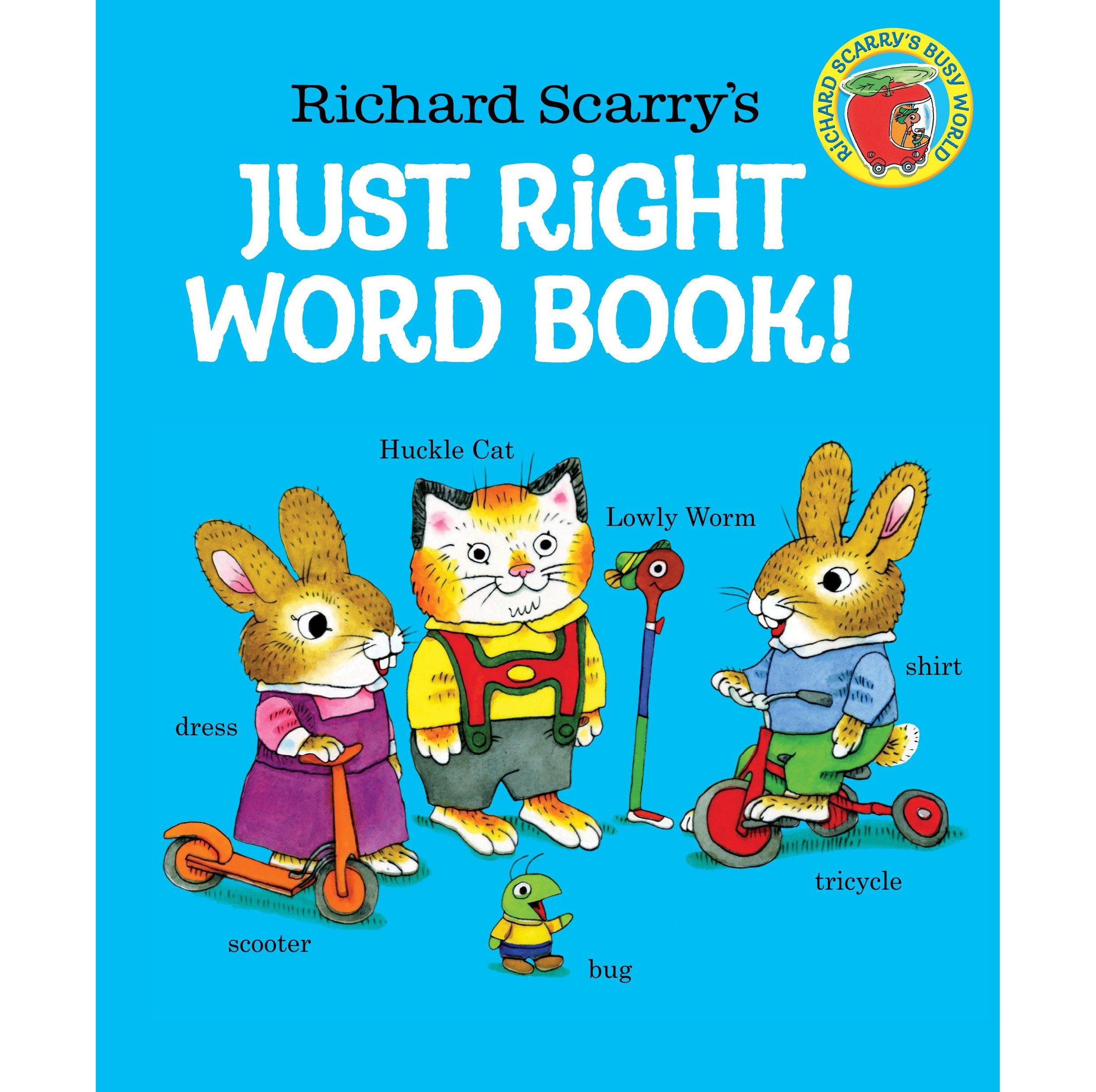 Just Right Word Book Board Book | My Site